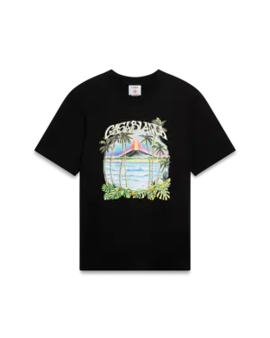 Casablanca Volcano Short Sleeve T-shirt,  Multicolor