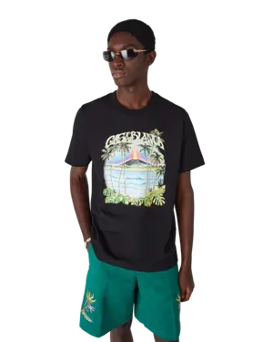 Casablanca Volcano Short Sleeve T-shirt - Multicolor
