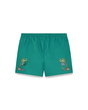 Casablanca Casa Embroidery Swim Shorts - Multicolor