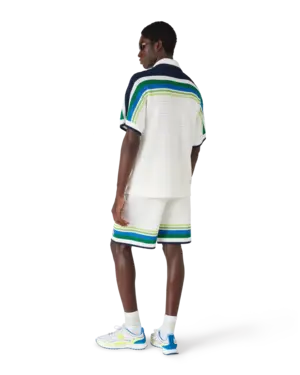 Casablanca Stripe Knitted Shorts - Multicolor