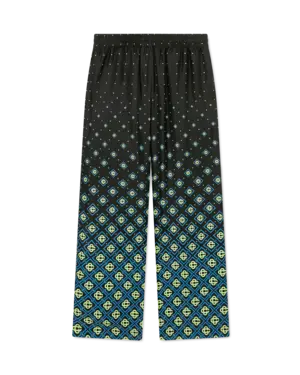 Casablanca Degrade Monogram Silk Trousers