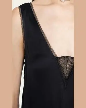 Zadig&Voltaire Renzo Satin Slip Dress - Black
