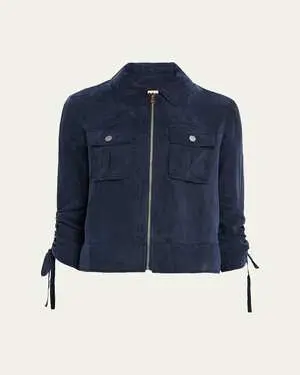 Cinq À Sept Dale Twill Jacket - Navy