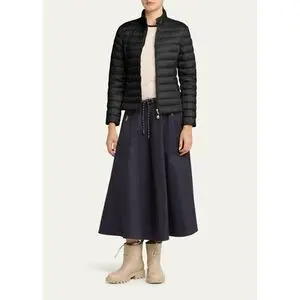 Moncler Igelle Slim Short Down Jacket - Black