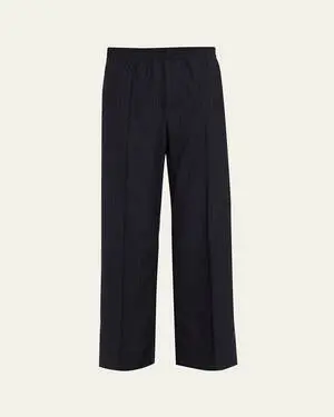 WE-AR4 Pinstripe Straight-leg Trousers