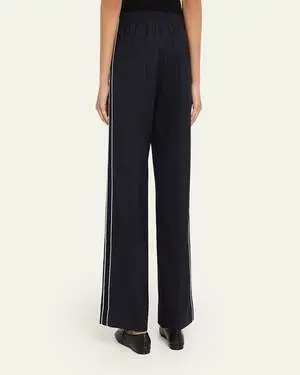 WE-AR4 Pinstripe Straight-leg Trousers