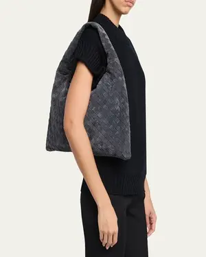 Bottega Veneta Small Hop Shoulder Bag - Graphite