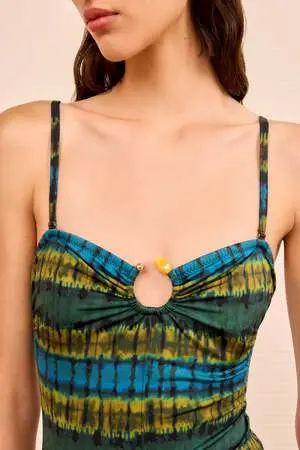 Ulla Johnson Hydra Strapless Maillot With Ring Detail