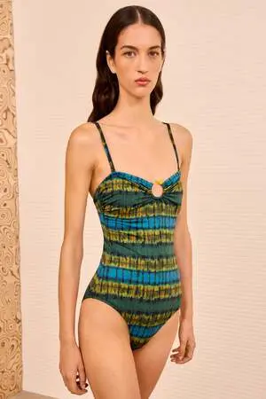 Ulla Johnson Hydra Strapless Maillot With Ring Detail