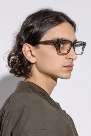 Balmain Tempo Rectangle Eyeglasses - Grey