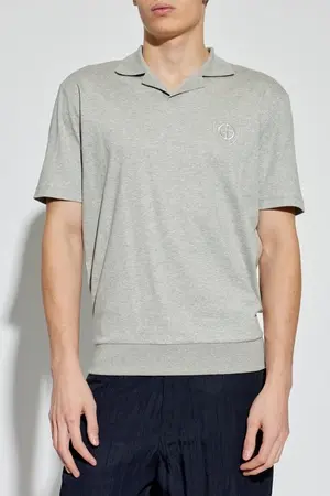 Giorgio Armani Polo With Embroidered Logo