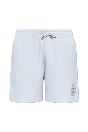 Casablanca Embroidered Logo Shorts