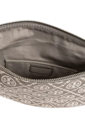 Tory Burch T Monogram Small Shoulder Bag - Grey