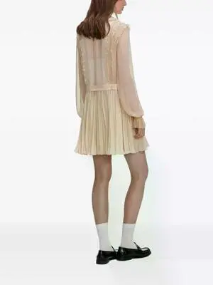 SELF-PORTRAIT Pleated Mini Dress
