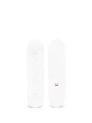 Supreme Logo Skateboard Deck - White