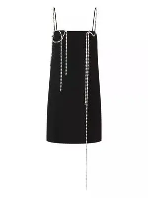 Moschino Embellished-straps Mini Dress - Black