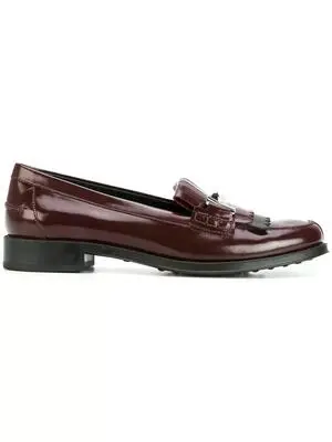 TOD'S Fringed Leather Loafer