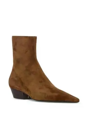 Saint Laurent 30mm Jill Ankle Boots - Brown
