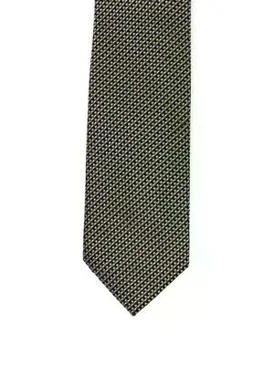 TOM FORD Patterned Neck Tie - Green