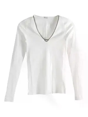 Brunello Cucinelli Long Sleeve T-shirts For Women
