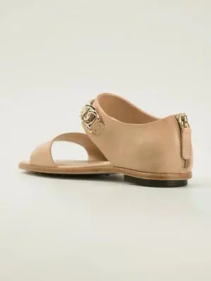 TOD'S Chain Trim Sandals