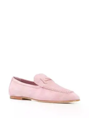 TOD'S Woven Logo Loafers