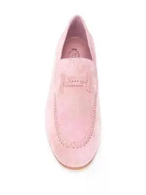 TOD'S Woven Logo Loafers