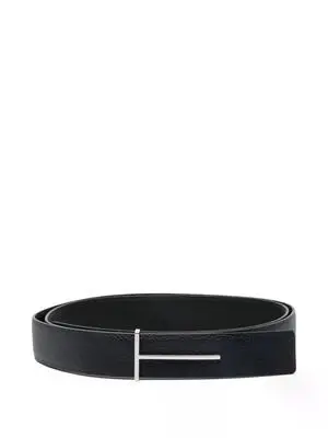 TOM FORD Leather Reversible Belt - Blue