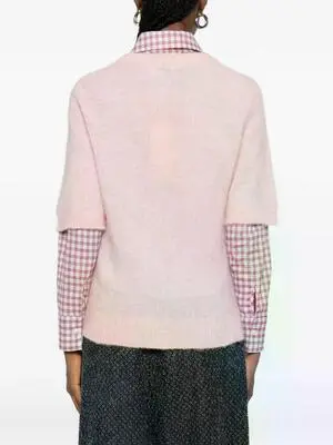 GANNI Patterned Knit Top