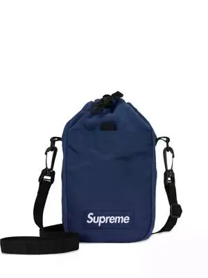 Supreme Logo-patch Shoulder Bag - Blue