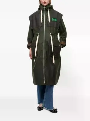 GANNI X Barbour Hooded Coat