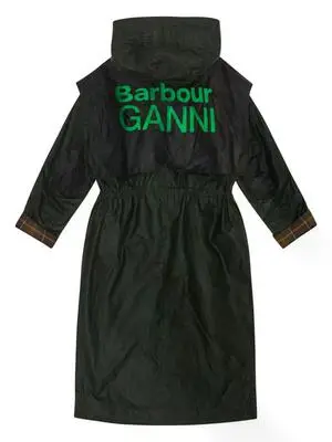 GANNI X Barbour Hooded Coat