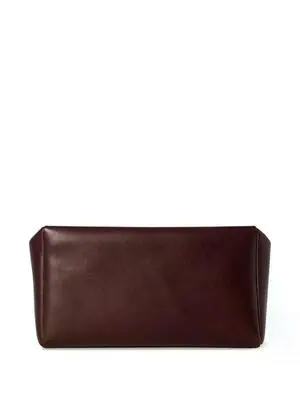 THE ROW Leather Clutch - Red