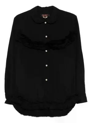 BLACK COMME DES GARÇONS Ruffled Buttoned Shirt