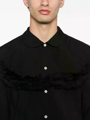 BLACK COMME DES GARÇONS Ruffled Buttoned Shirt
