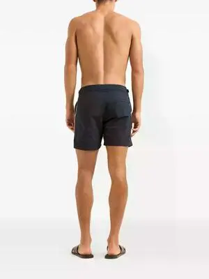 Orlebar Brown Bulldog Piped-trim Swim Shorts - Blue