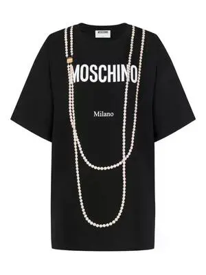 Moschino Printed Organic Cotton T-shirt