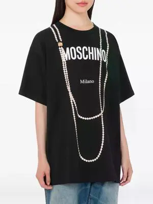 Moschino Printed Organic Cotton T-shirt