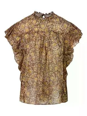 MARANT ETOILE Daliyane Floral-print Blouse