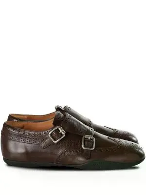 Miu Miu Silver Tone Flats For Women