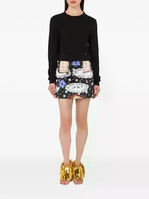 Moschino Printed Mini Skirt