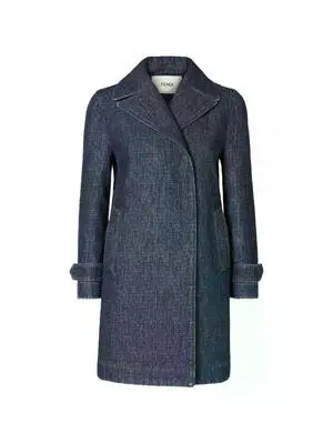 Fendi Quilted Denim Coat
