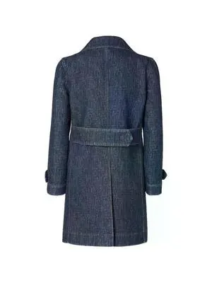 Fendi Quilted Denim Coat