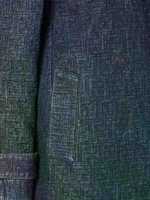 Fendi Quilted Denim Coat