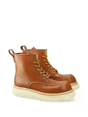 Premiata Lace-up Leather Boots