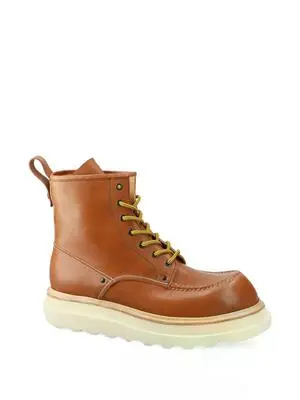 Premiata Lace-up Leather Boots