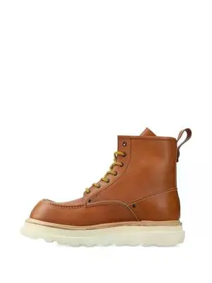 Premiata Lace-up Leather Boots