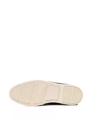 POCHE PARIS Fur Trim Ankle Boots