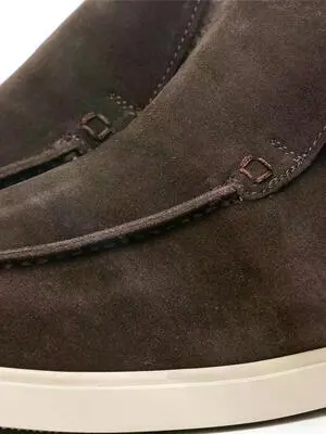 POCHE PARIS Fur Trim Ankle Boots
