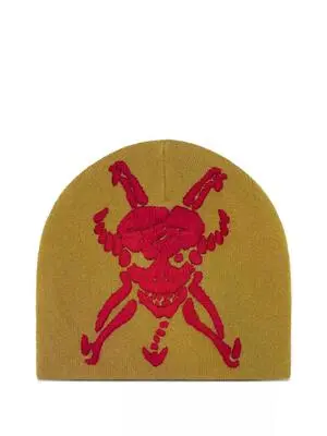 Supreme X Y's Skull Beanie - Yellow